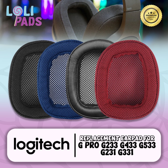 ฟองน้ําแผ่นรองหูฟังแผ่นรองหูฟัง Logitech G Pro G233 G433 G533 G231 G331 Earcup | Shopee Thailand
