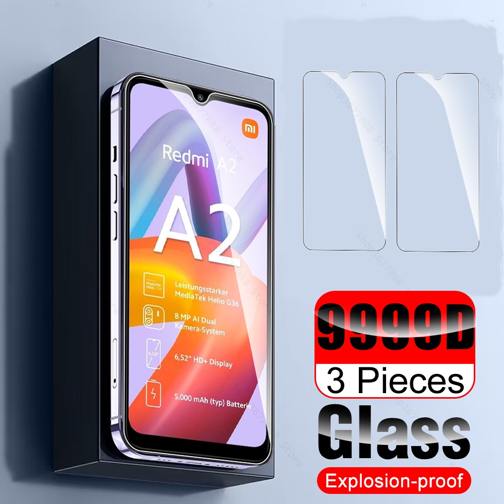 กระจกนิรภัยกันรอยหน้าจอ HD สําหรับ Xiaomi Redmi A2 Plus A2+ 4G 2023 ...