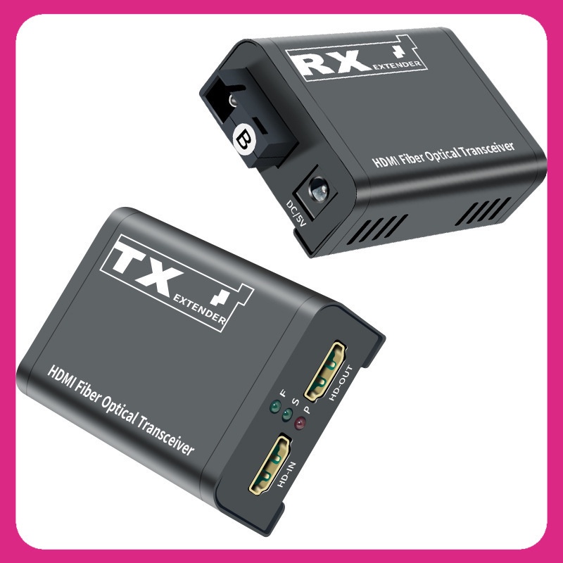 1080p HDMI Fiber Extender กว่า SC Fiber Pptical สาย 3Km HDMI Video ...