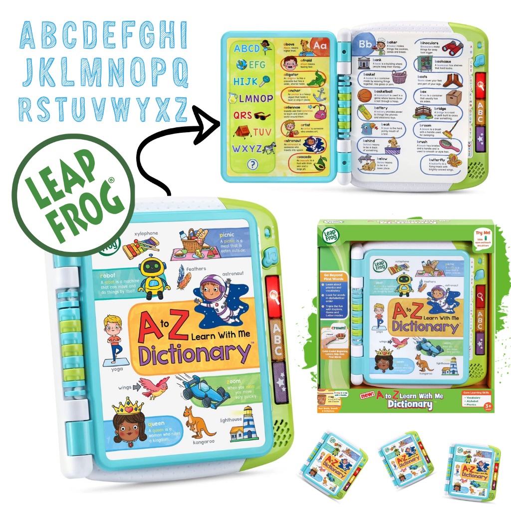 ของแท้💯 หนังสือกิจกรรมก่อนวัยเรียน LeapFrog A-Z Learn with Me ...