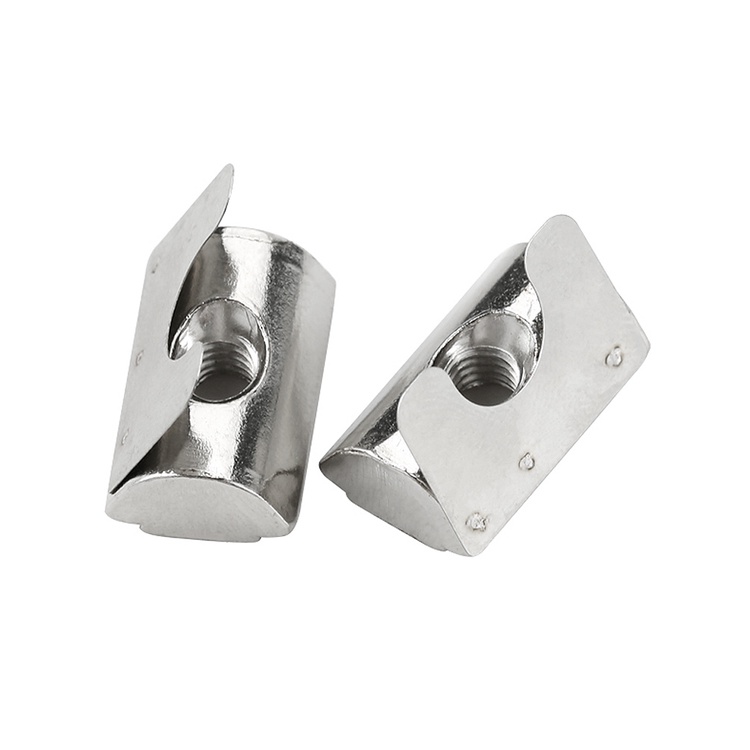 Shrapnel T-Shaped Aluminium Nut ด ้ านหลัง Nickel-Plated Steel Ball Nut ...
