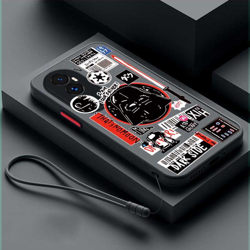 เคสโทรศัพท์มือถือซิลิโคน TPU แข็ง ขอบนิ่ม กันตก ลาย Star Wars สําหรับ ...