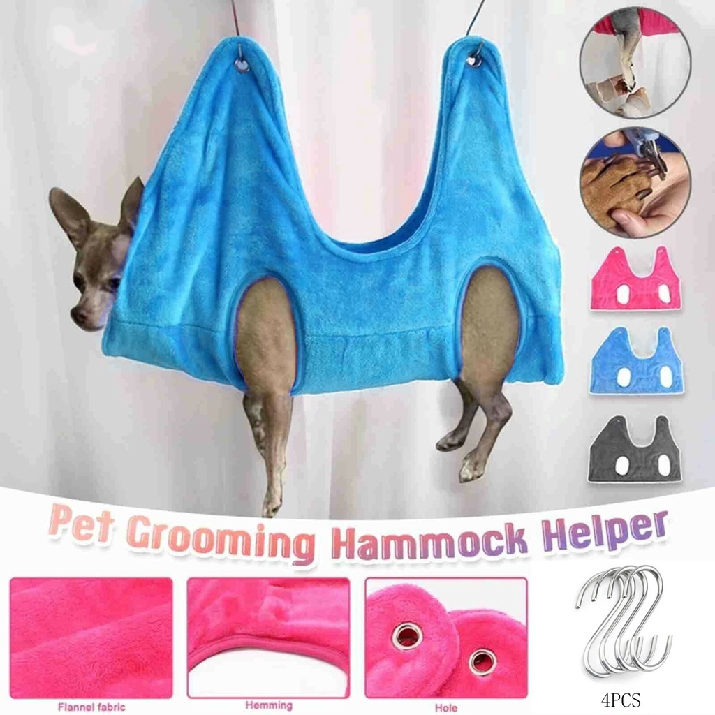 Dog Cat Hammock เปลญวนสัตว์เลี้ยง เปลแมว อาบน้ำตัดเล็บแต่งขน ป้อนยา สะดวกสะอาดปลอดภัย | Shopee ...