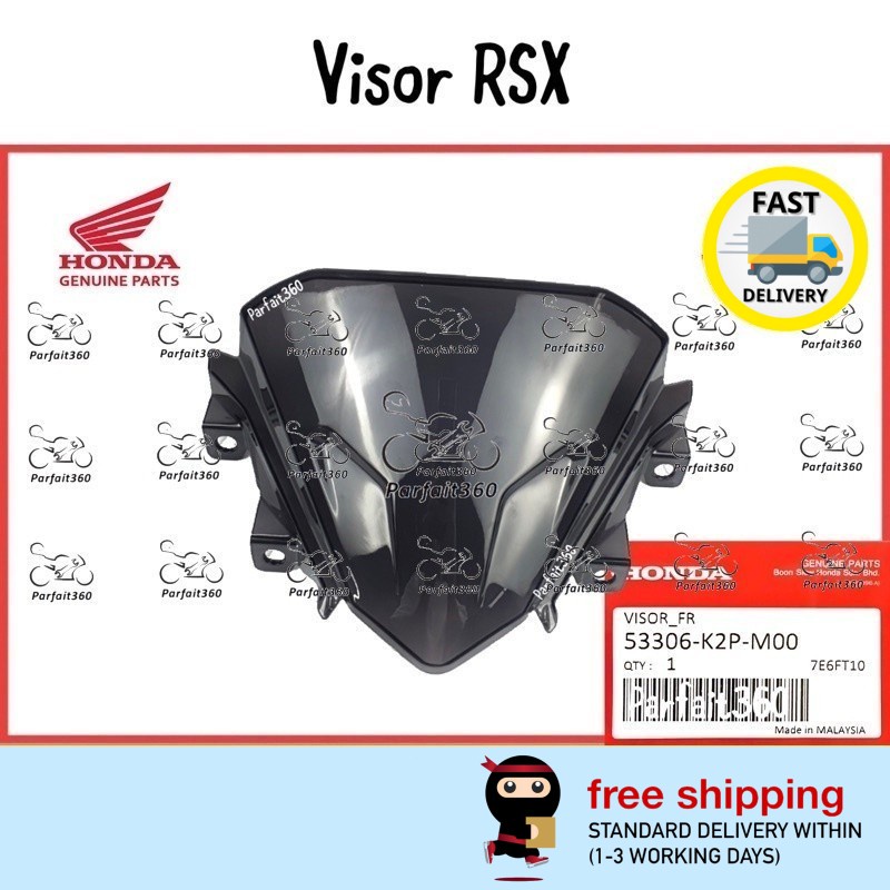 ที่บังลมพลาสติก สีดํา 53306-K2P-M00 HONDA RSX150 | Shopee Thailand