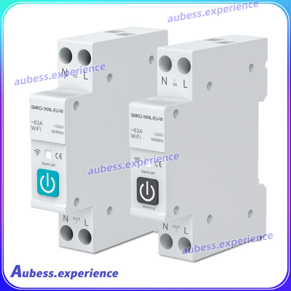 40a/50a/63a Wifi Smart Switch Tuya Energy Meter Kwh Metering Circuit ...