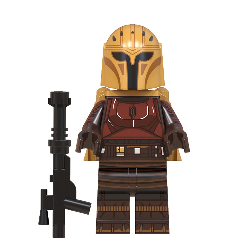 ของเล่นตัวต่อฟิกเกอร์ Stars War Heavy Infantry Mandalorian ขนาดเล็ก ...