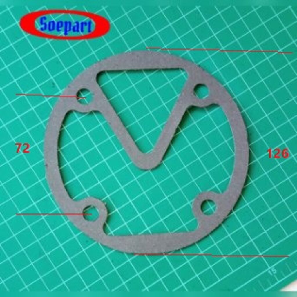 ปะเก็นฝาสูบปั้มลม AL12672V (ด้านในมีอลูมิเนียม) อะไหล่ปั้มลม | Shopee ...