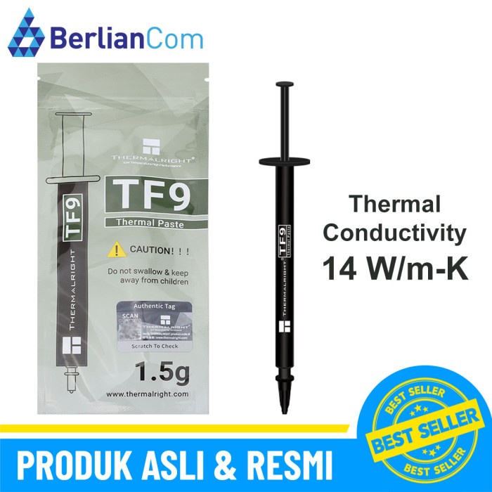 Thermalright TF9 แผ่นแปะความร้อน 1.5 กรัม | Shopee Thailand