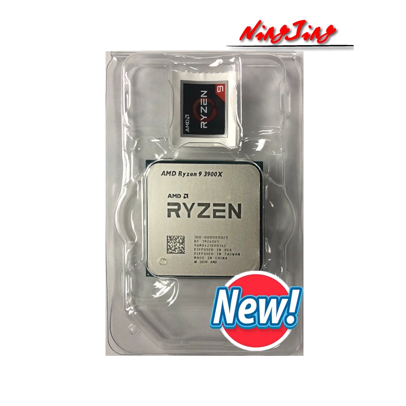 Amd Ryzen 9 3900X ใหม่ R9 3900X 3.8 GHz Twelve-Core 24 ด้าย CPU ...