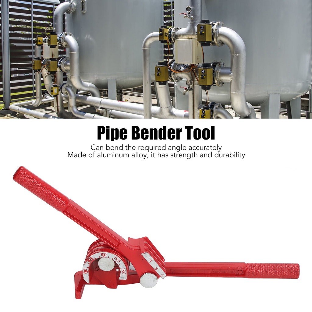 Orichi Machinery Mini Pipe Bender Aluminum Alloy Red 3 in 1 6mm 8mm ...