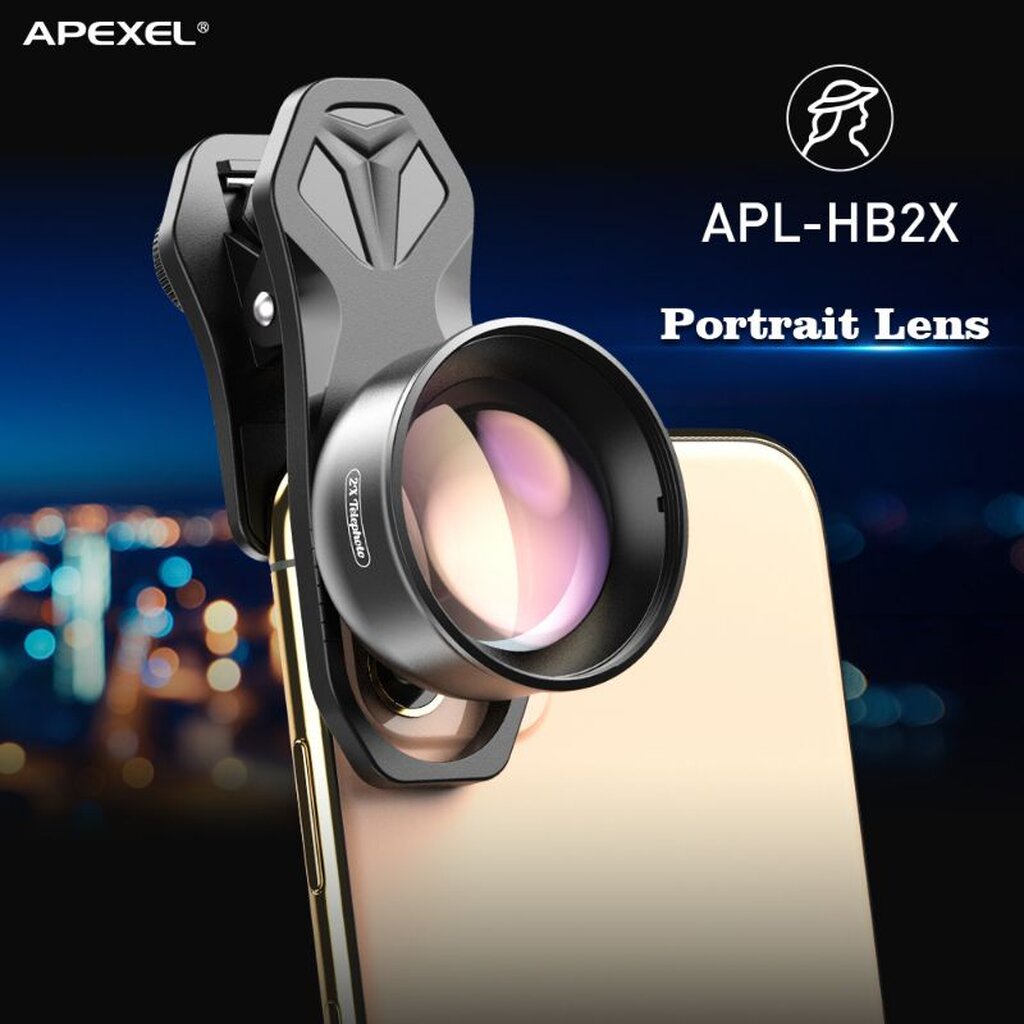 Apexel 2X Telephoto Lens เลนส์ถ่ายภาพ Portrait ขยาย 2 เท่า เลนส์โทรศัพย ...