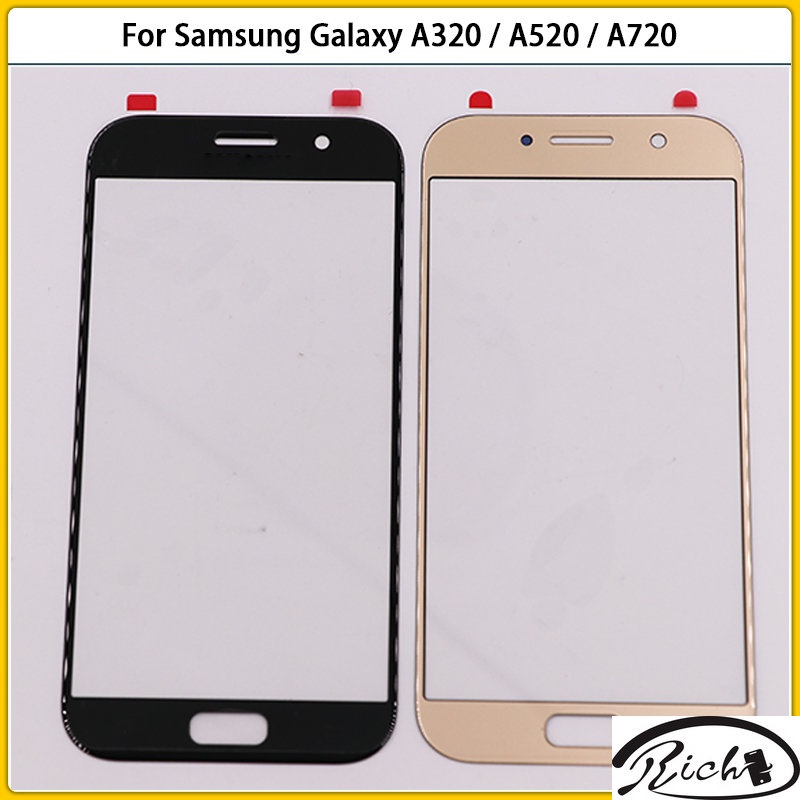 ใหม่ แผงหน้าจอสัมผัส LCD ด้านนอก แบบเปลี่ยน สําหรับ Samsung Galaxy A3 A5 A7 2017 A320 A520 A720 ...
