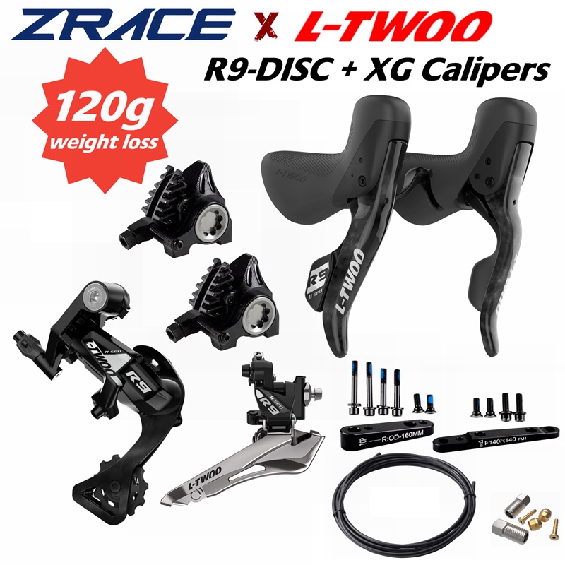 Ltwoo R9 - ดิสก์เบรกไฮดรอลิค 11s 2 ชิ้น และคาลิปเปอร์เบรก ZRACE XG ...
