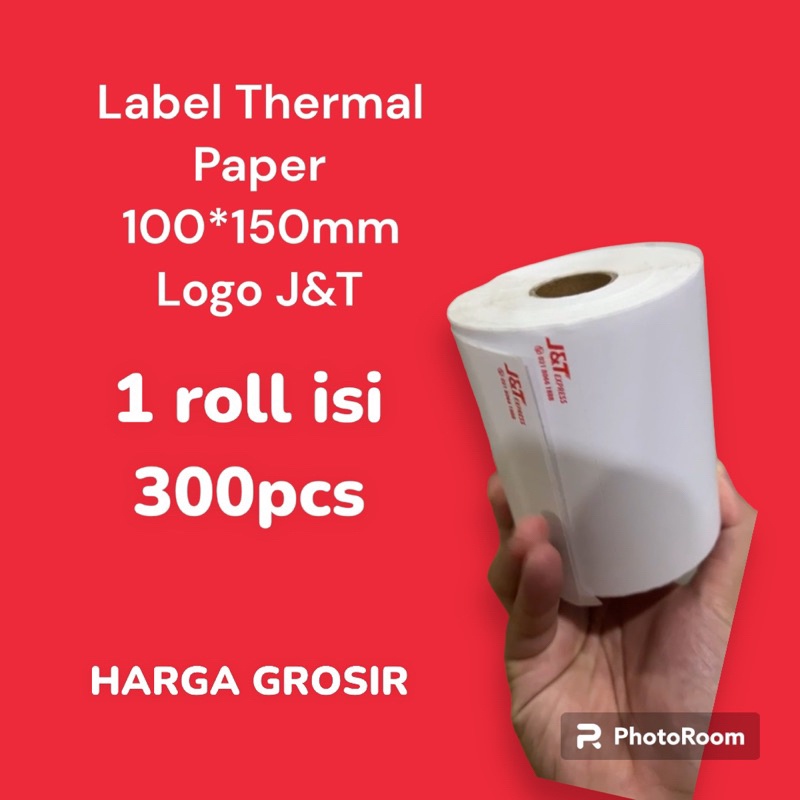 กระดาษฉลากความร้อน 150x100 มม. (A6) JNT BARCODE LABEL 1 ม้วน 150x100 ...