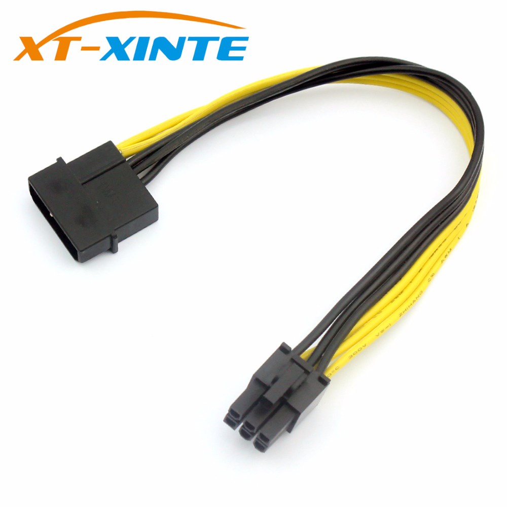 Xt-xinte สายเคเบิลอะแดปเตอร์แปลงการ์ดจอ 4P เป็น 6P 6P 4PIN 6PIN | Shopee Thailand