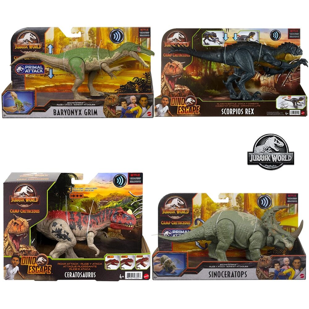 Jurassic World Roar Attack Ankylosaurus Bumpy Camp Cretaceous Dinosaur ...