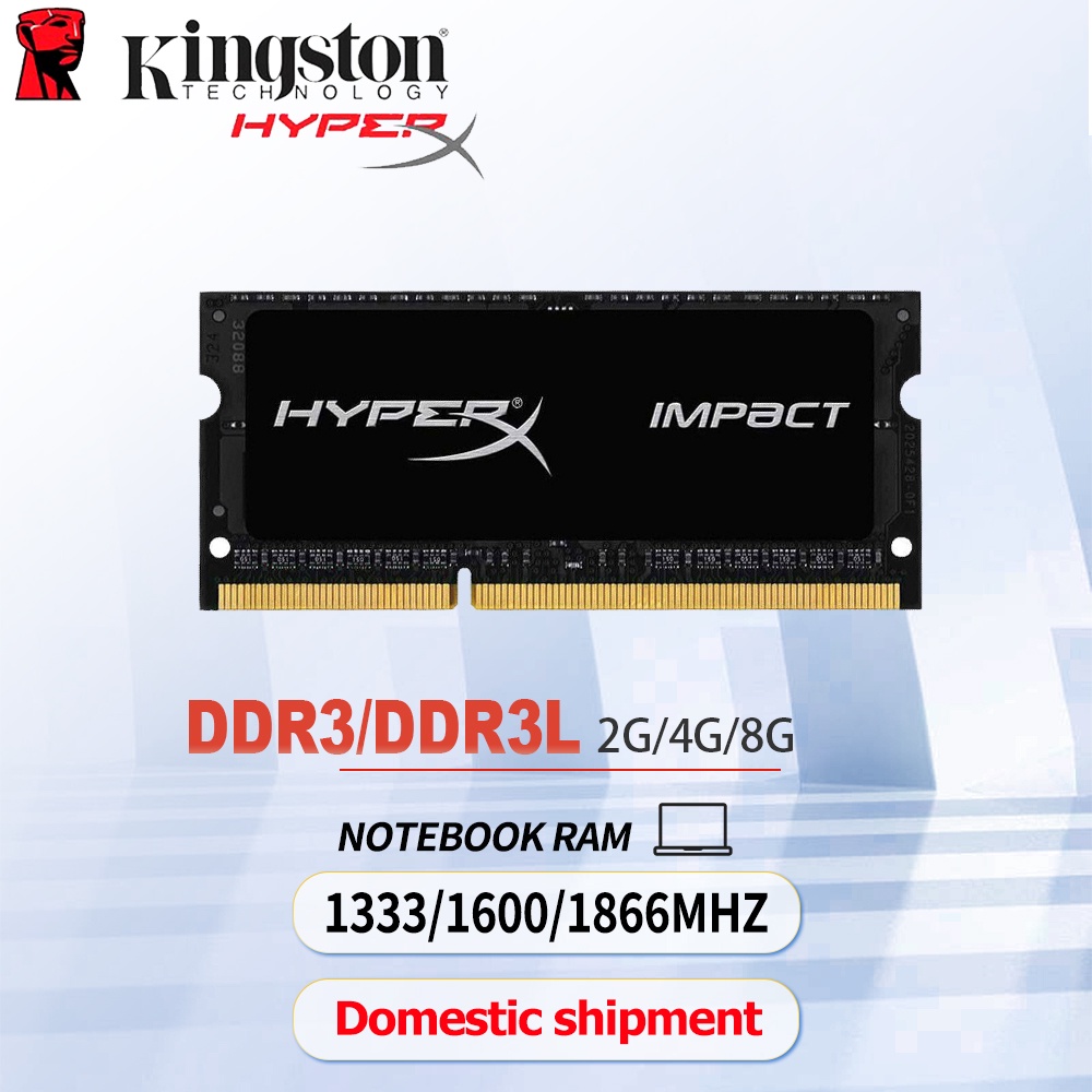 【การจัดส่งในกรุงเทพฯ】โมดูลหน่วยความจำแล็ปท็อป Notebook RAM DDR3 DDR3L 4GB 8GB Kingston Hyperx ...