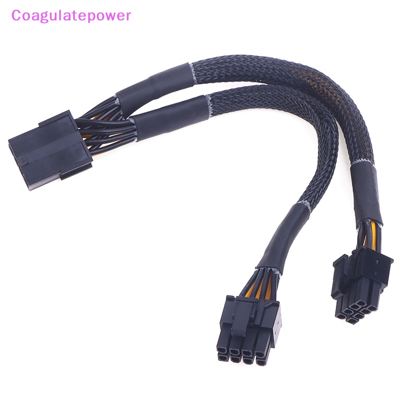 Coa อะแดปเตอร์สายเคเบิ้ลถัก GPU PCIe 8 Pin ตัวเมีย เป็น Dual 2X8 Pin(6 ...