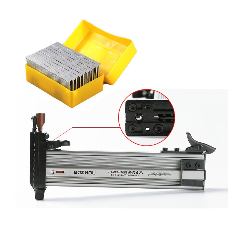 ฟรี 800ชิ้น ST18/ST18B/ST38 ตะปู ปืนเล็บ เครื่องตอกตะปูกึ่งอัตโนมัติแบบ ...