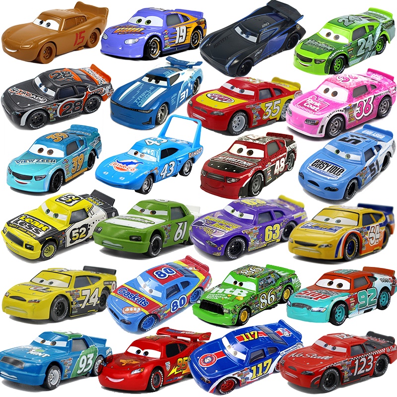 Pixar Cars 1 2 3 ของเล ่ นลูกสูบถ ้ วย Racer Lightning McQueen Dinoco ...