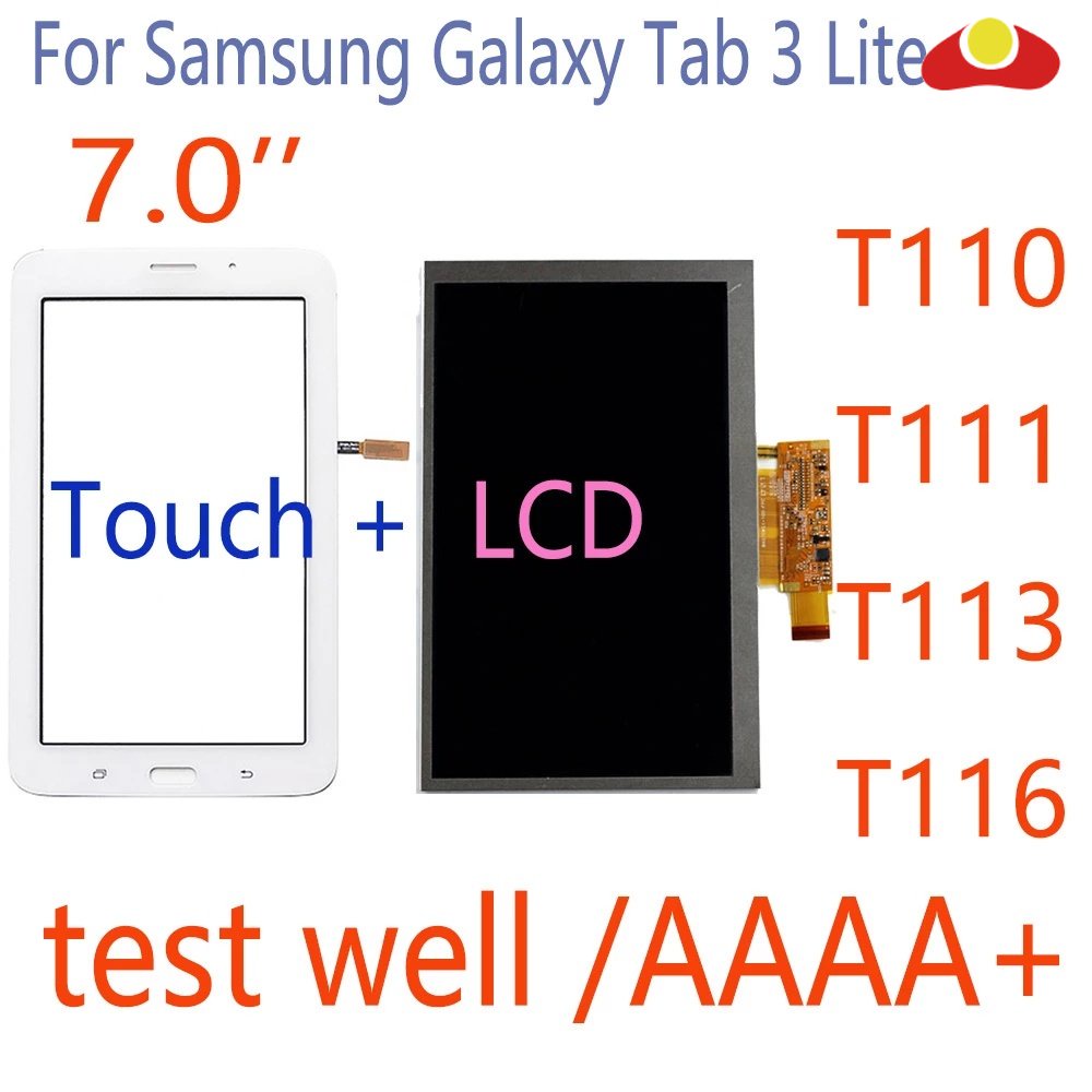 อะไหล่หน้าจอสัมผัส LCD 7 นิ้ว แบบเปลี่ยน สําหรับ Samsung Galaxy Tab 3 Lite SM-T110 T111 T113 ...