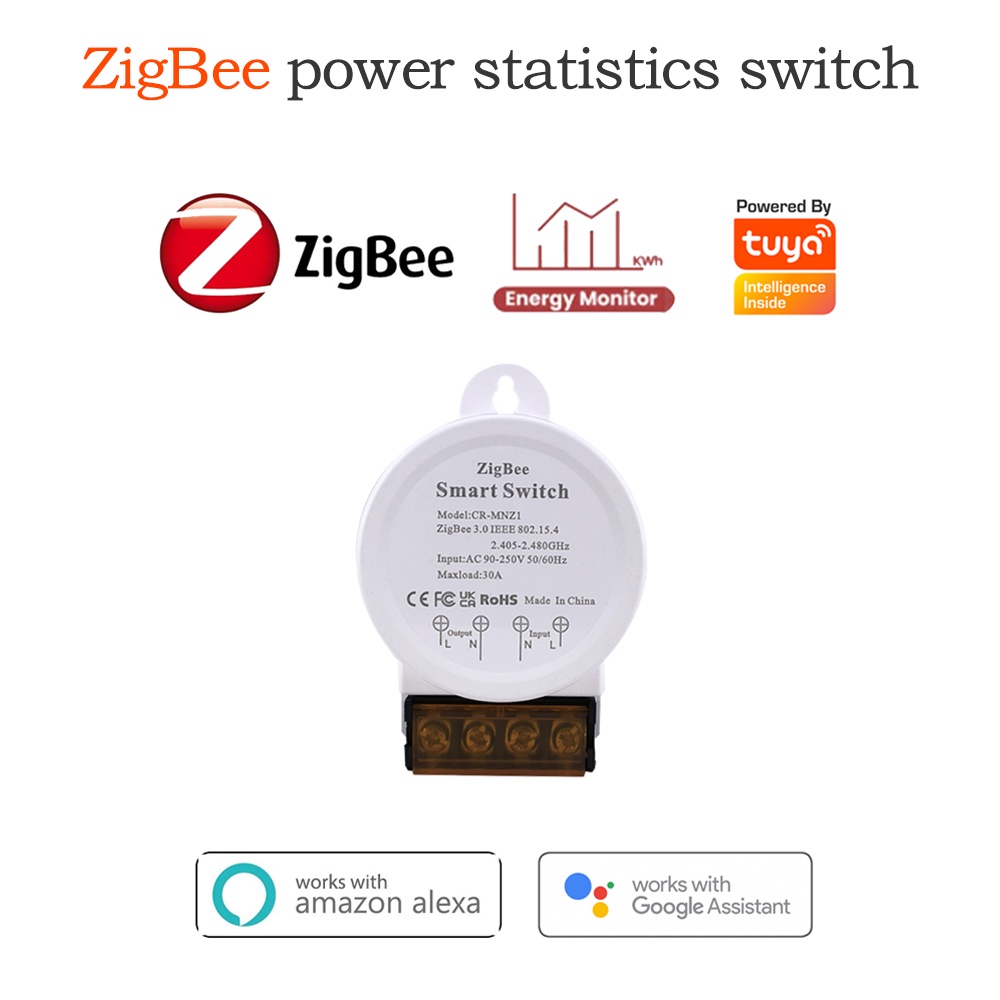 Liligood สวิตช์มอนิเตอร์ ZigBee 30A พลังงานสูง AC90-250V Tuya Smart ... Liligood สวิตช์มอนิเตอร์ ZigBee 30A พลังงานสูง AC90-250V Tuya Smart ...