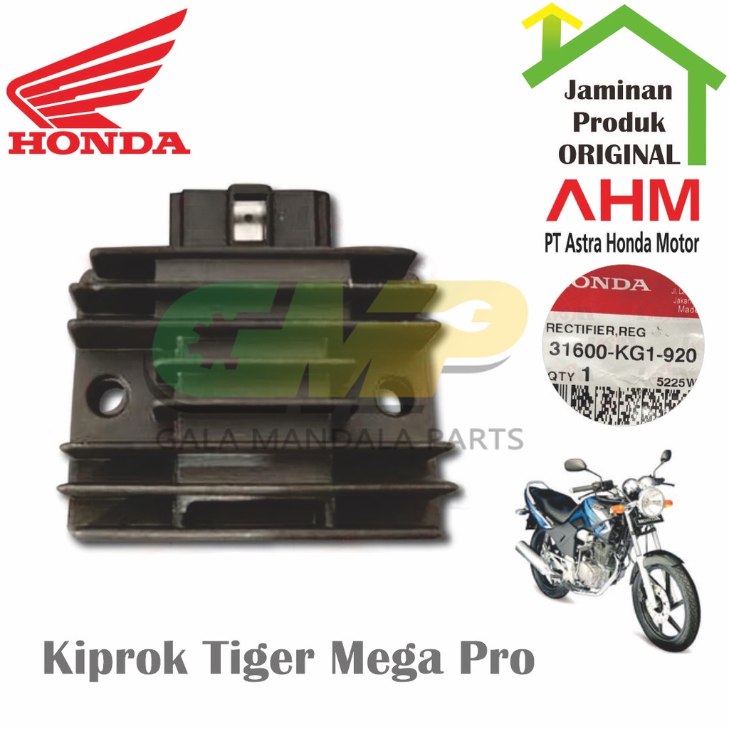 Honda Regulator Kiprok Tiger Mega Pro Rectifier Socket Original AHM ...
