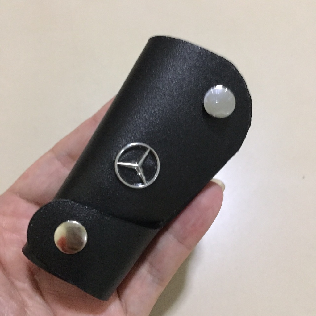 ปลอกกุญแจซิลิโคน ซองหนังแท้ ใส่รีโมทรถยนต์ Mercedes BENZ Smart Key ...