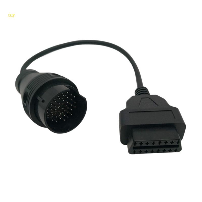 Sun อะแดปเตอร์วินิจฉัย MB 38 pin เป็น 16Pin OBD2 OBD 38 pin OBD 38pin ...