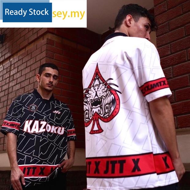 Jmt x Jtt Kazoku ครบรอบ 1 ปี! เสื้อกีฬาแขนสั้น ลายทีม Jersey | Shopee Thailand