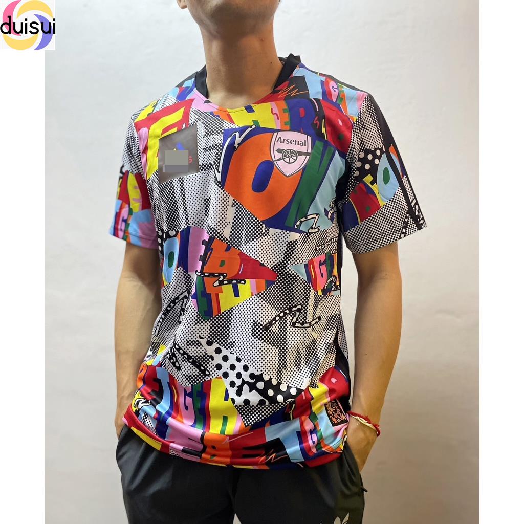 Duisui เสื้อบอลอาเซนอล เสื้อกีฬา Arsenal F.C LGBTแฟชั่น2023 เนื้อผ้าโพลีเอสเตอร์ เกรดแฟนบอล AAA ...