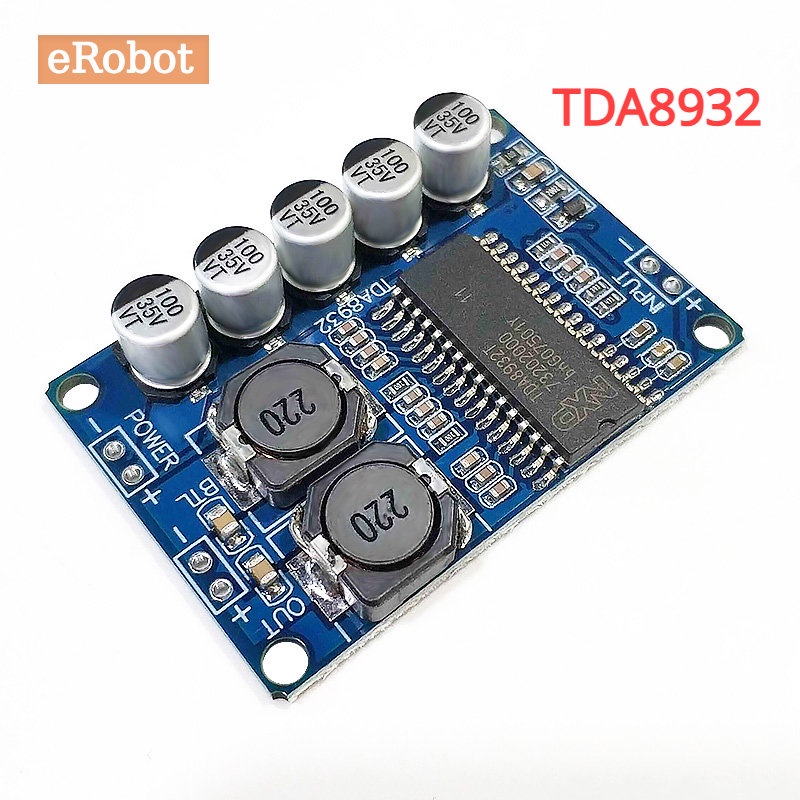 บอร์ดโมดูลขยายเสียงดิจิทัล 35w พลังงานสูง TDA8932 ใช้พลังงานต่ํา | Shopee Thailand