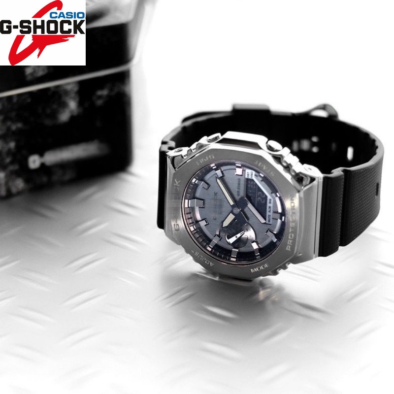G-shock GM-2100 สแตนเลสสตีลซีรีส์กีฬานาฬิกา GM-2100-1A สแตนเลสสตีล ...