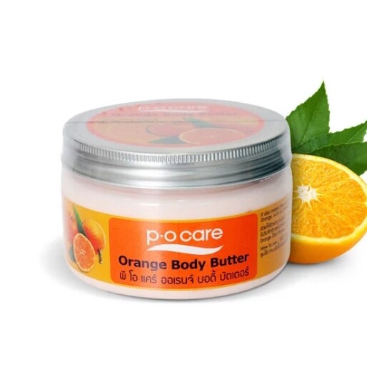 PO Care Orange Body Butter พีโอ แคร์ ส้ม บอดี้ บัตเตอร์ ขนาด 250 g. จำนวน 1 กระปุก | Shopee Thailand