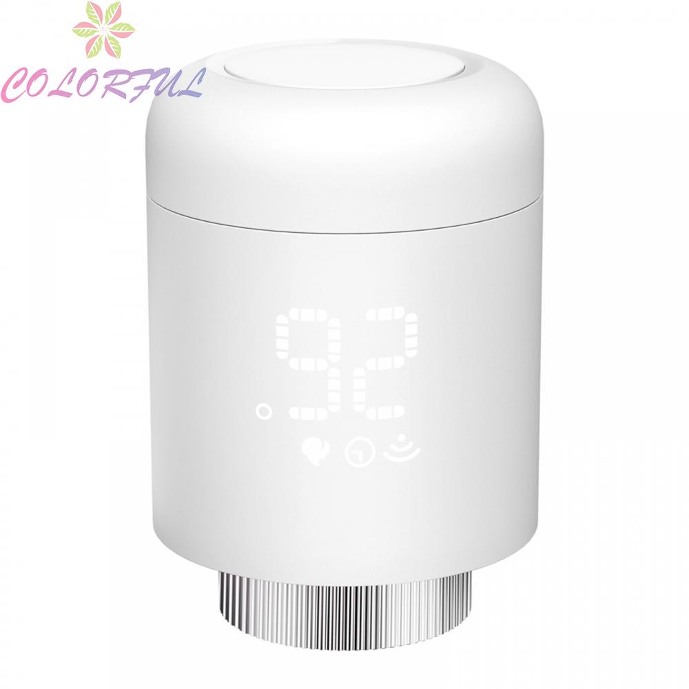 【COLORFUL】Tuya ZigBee TRV Valve Thermostat, Radiator Actuator Programmable Temperature | Shopee ...