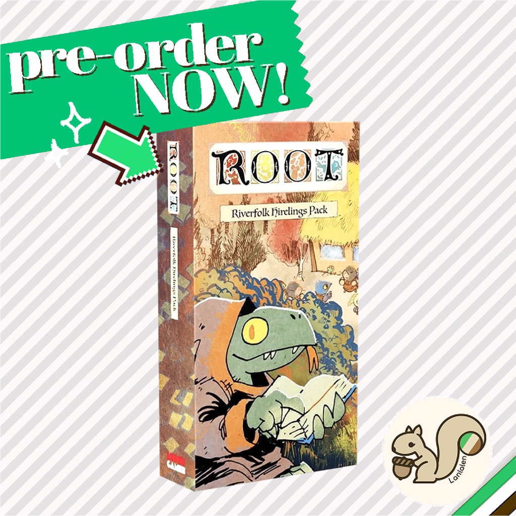 ROOT: Riverfolk Hirelings Pack บอร์ดเกมแท้ คู่มือภาษาอังกฤษ [Pre-Order ...