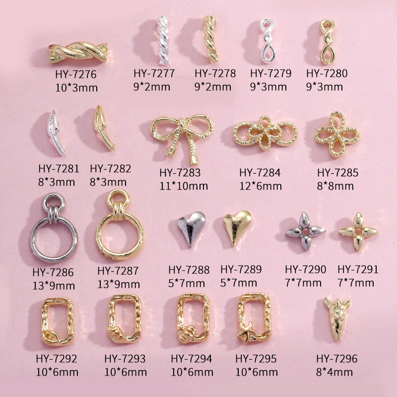 ใหม่ เครื่องประดับตกแต่งเล็บ โลหะถัก อัลลอย | Shopee Thailand