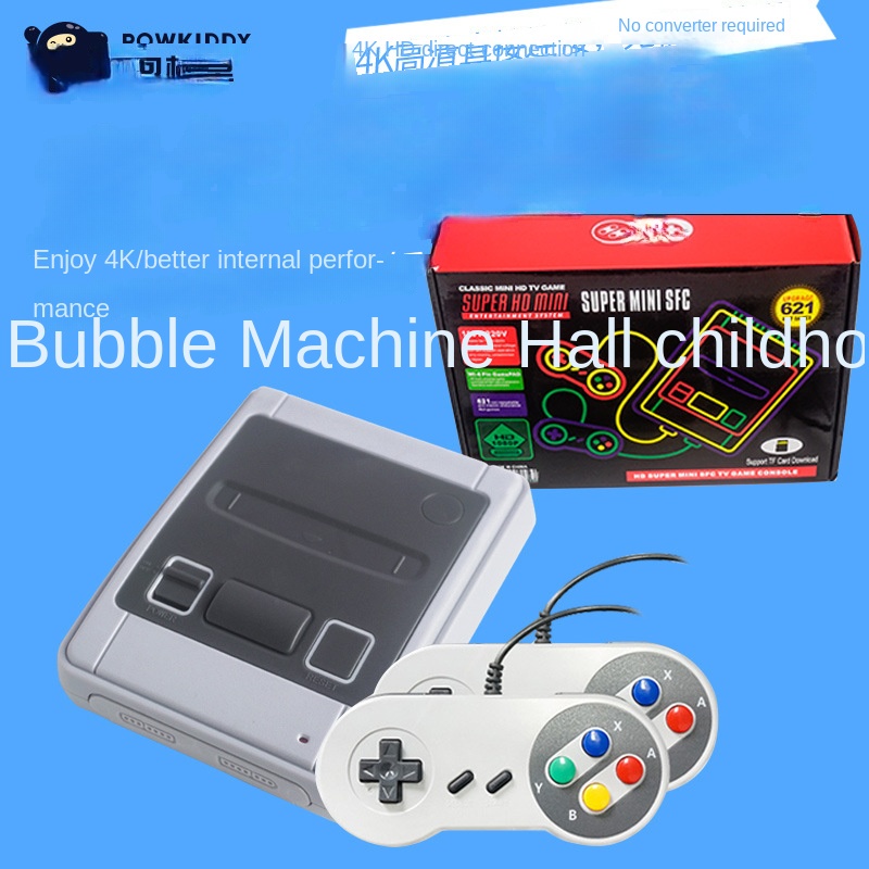 เกมคอนโซล SFC Mini Nostalgic Game Console HDMI HD Red White Console Two ...