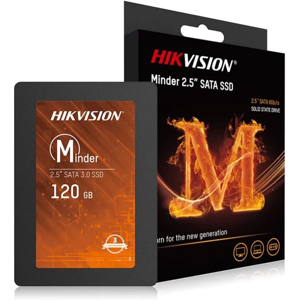 HIKVISION SSD SATA MINDER 120GB (HS-SSD-MINDER(S)/120G) รับประกัน 3 ปี ...