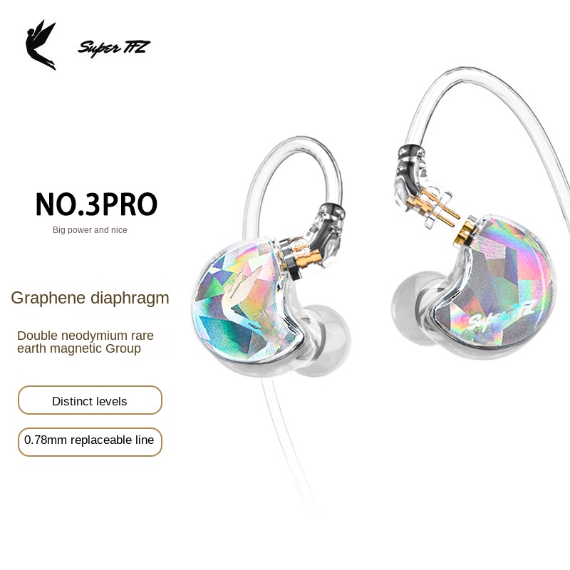 Supertfz TFZ NO.3 PRO ชุดหูฟังอินเอียร์ Hifi 3.5 มม. Type-c ตัดเสียงรบกวน พร้อมไมโครโฟน | Shopee ...