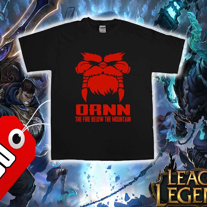 แฟชั่น League of Legends TShirt ORNN ( FREE NAME AT THE BACK! )_02 ...