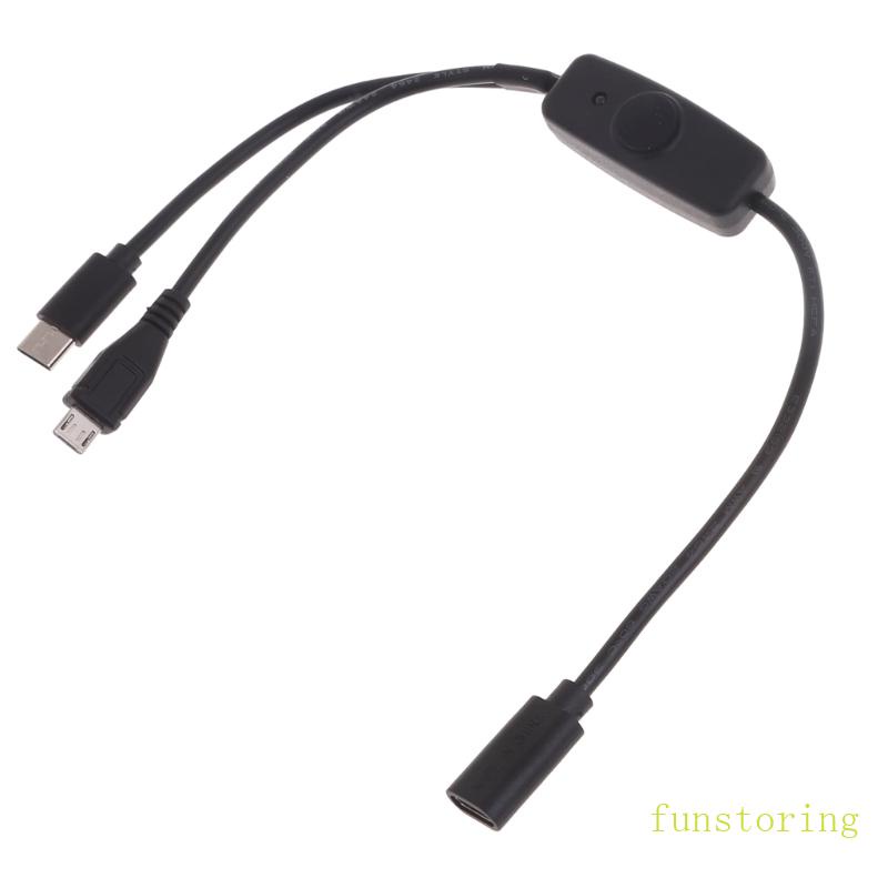 Fun 2-in-1 USB C เป็นสายชาร์จ USB C หลายตัว เป็น Micro USB + สายชาร์จ ...
