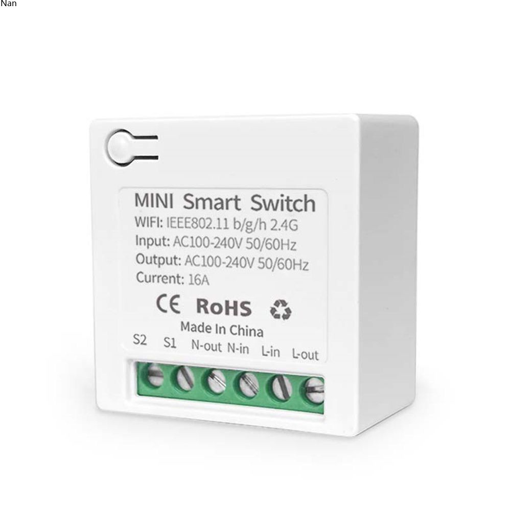 ใหม่ Mini 16A Wifi Zigbee โคมไฟควบคุมเปิด-ปิด อัจฉริยะ สวิตช์เปิด-ปิด ...