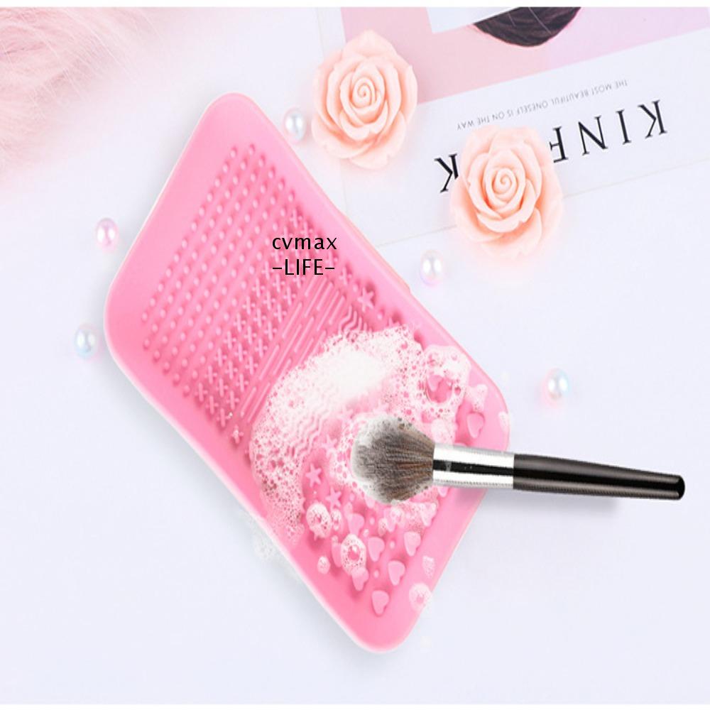 CYMX แปรงซิลิโคน ขัดผิว นุ่ม แปรงแต่งหน้า มือถือ ทําความสะอาดจานสี แปรง ...