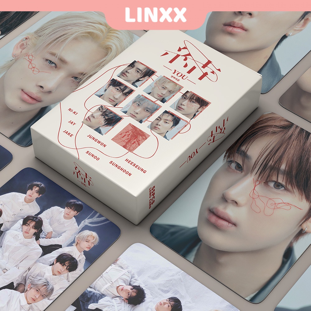 Linxx โปสการ์ด อัลบั้มรูปภาพ Kpop 3rd ENHYPEN สไตล์ญี่ปุ่น 55 ชิ้น ...