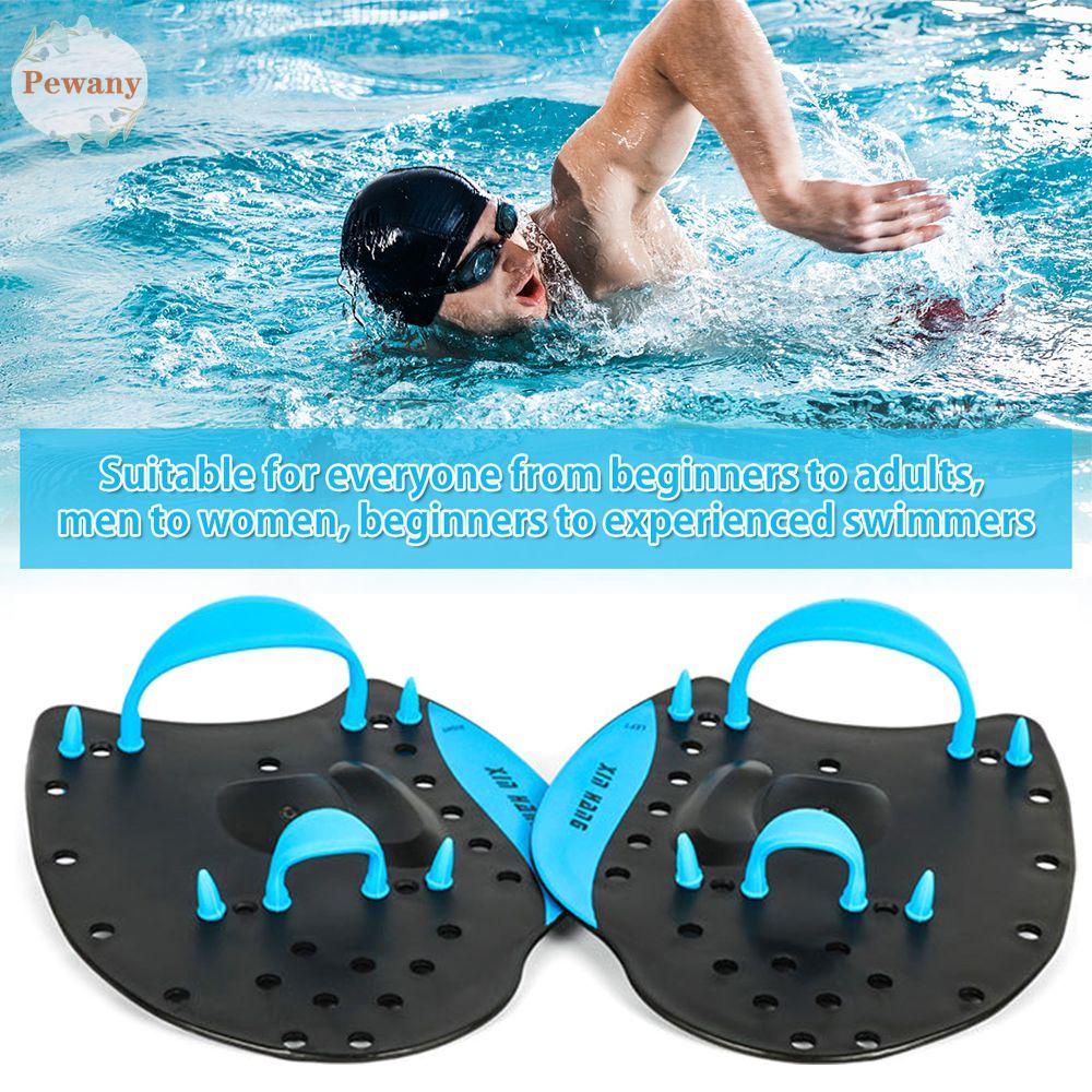 PEWANY Professional Swimming Paddles Kids Diving Palm Swim Paddles Hand ...