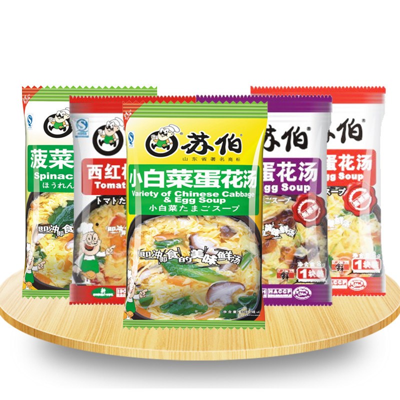 [ซุปก้อน] ชงทาน shubo 苏伯速食汤 instant soup 6g/ซอง | Shopee Thailand