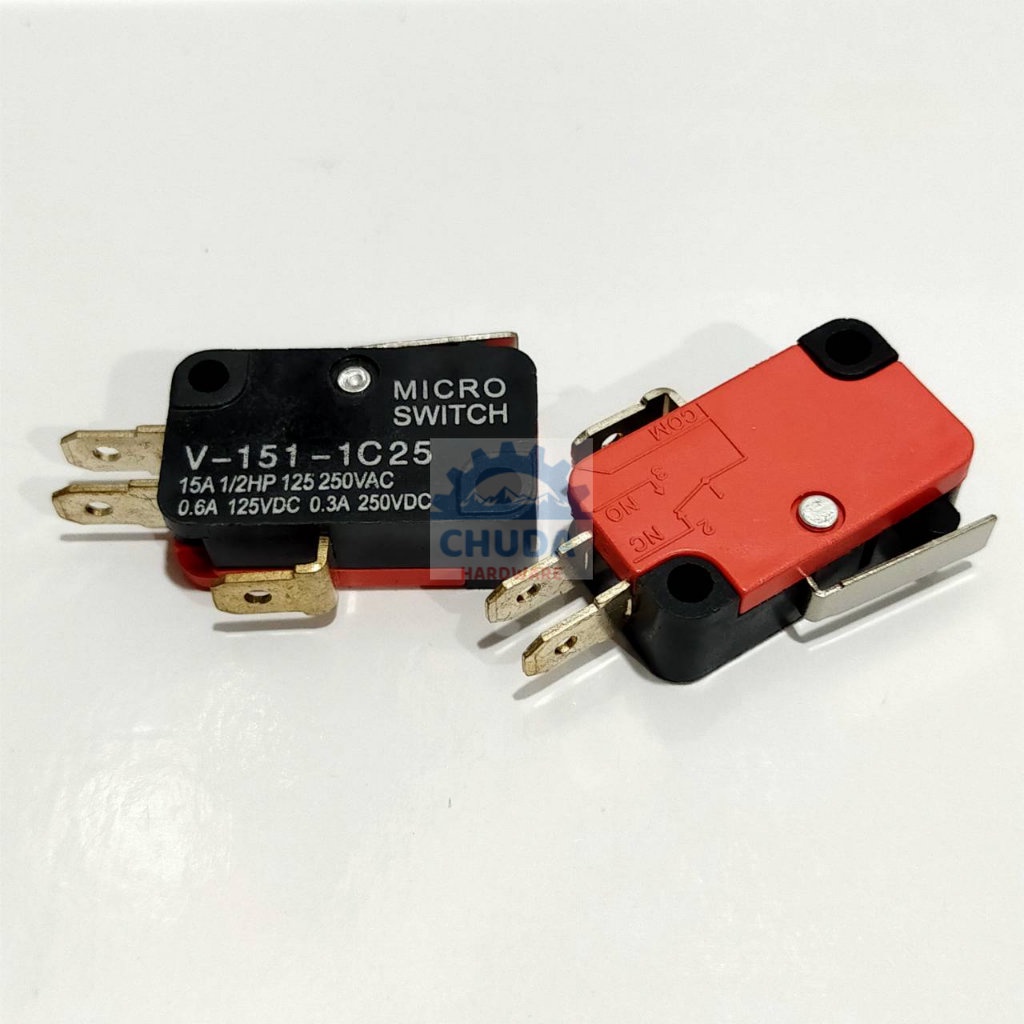สวิทช์ ไมโครสวิทช์ ลิมิตสวิทช์ Micro Switch Limit Switch 3 ขา 15A 250V ...