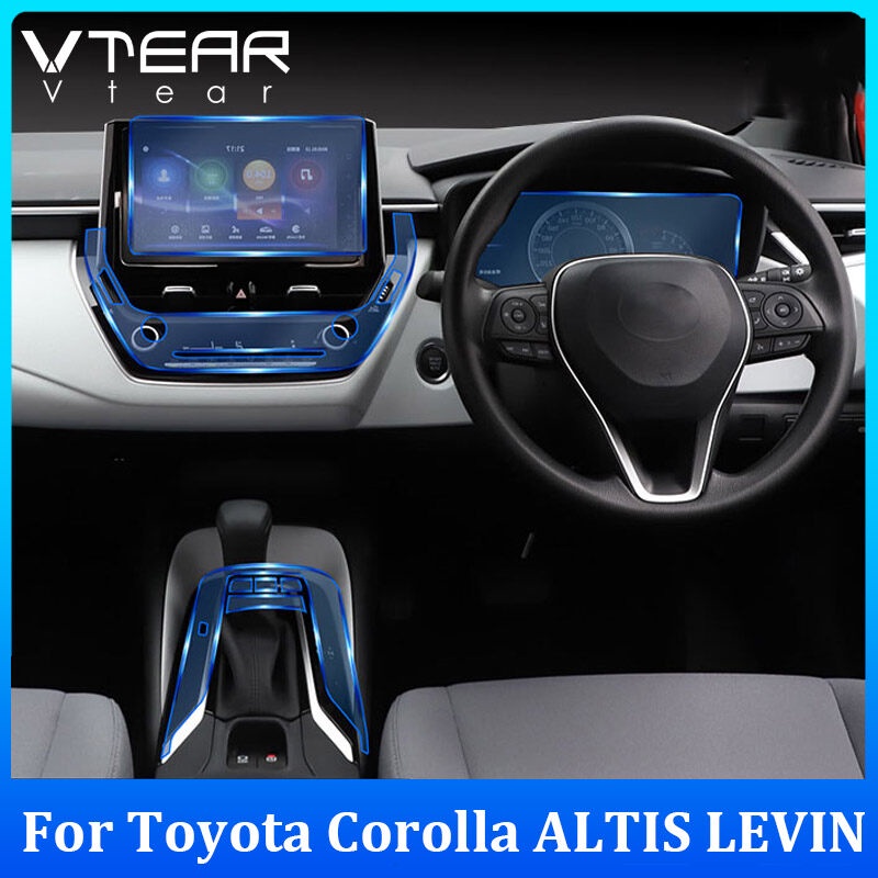 Vtear ฟิล์ม TPU นิ่ม แบบใส ป้องกันพวงมาลัยรถยนต์ สําหรับ Toyota Corolla ...
