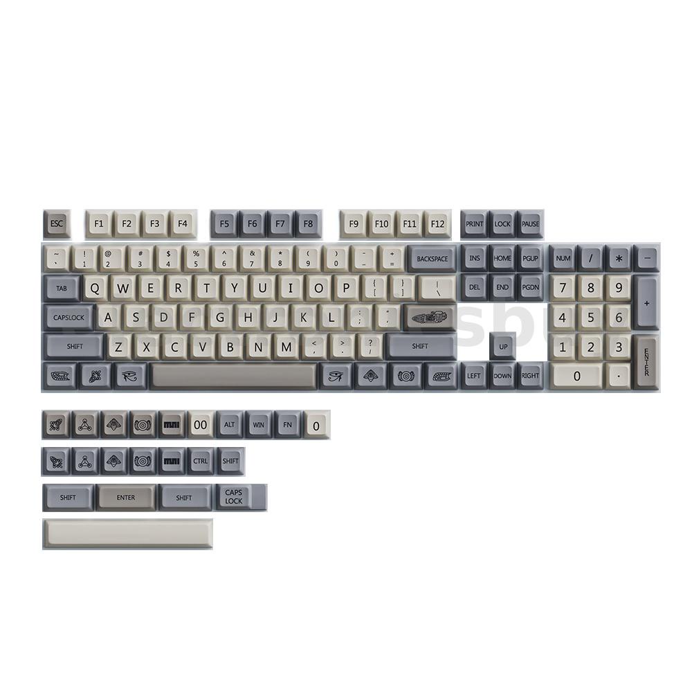 125 Keys Enlightenment Rocket Theme Keycaps Set XDA Profile PBT ...